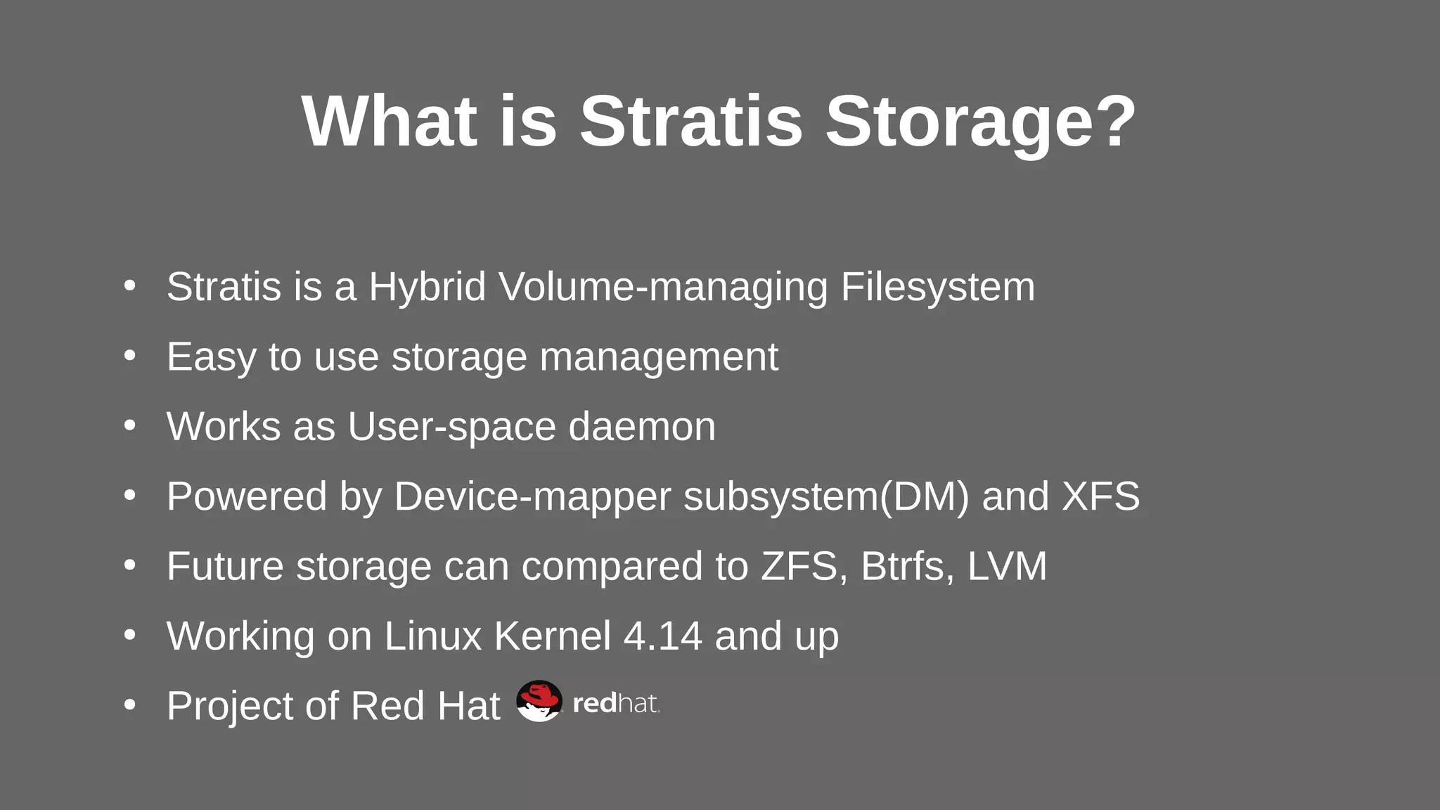 Stratis Storage Management | PDF