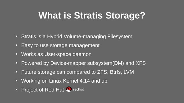 Stratis Storage Management | PDF | Operating Systems | Computer Software and Applications