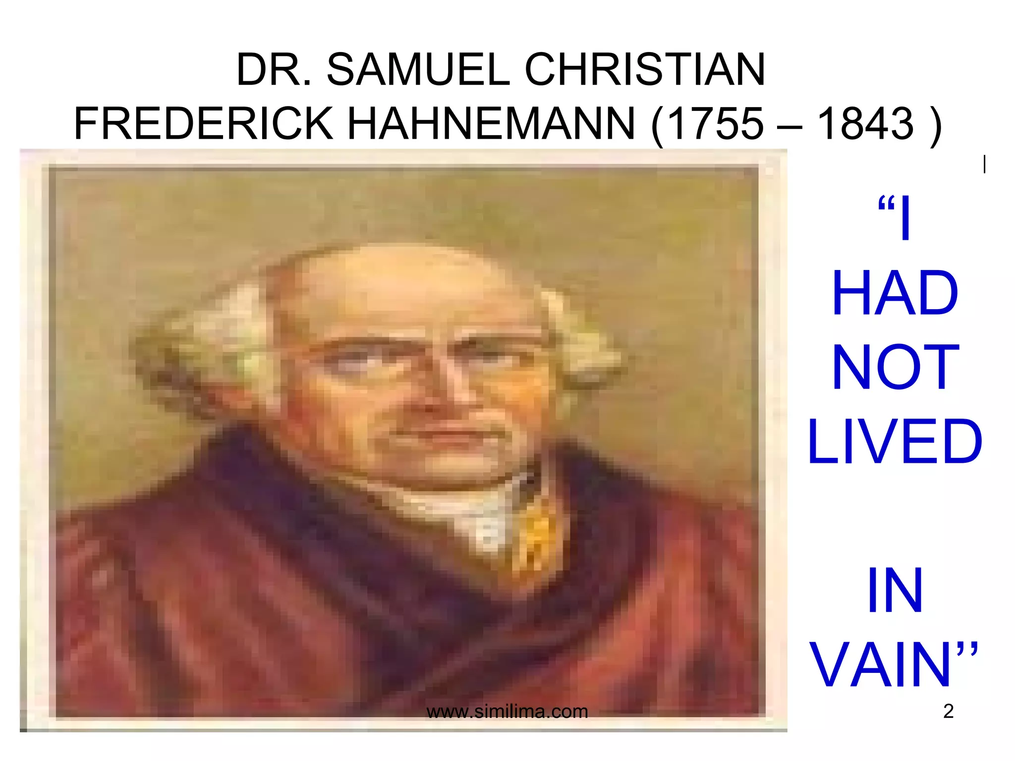 samuel hahnemann | PDF