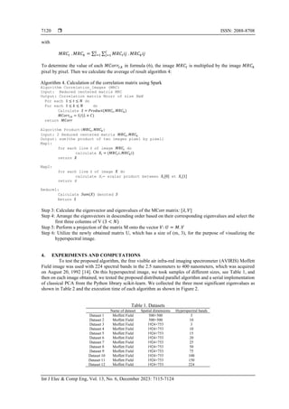 Visualization of hyperspectral images on parallel and distributed ...