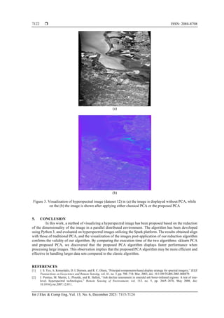 Visualization of hyperspectral images on parallel and distributed platform: Apache Spark | PDF