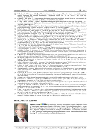 Visualization of hyperspectral images on parallel and distributed ...