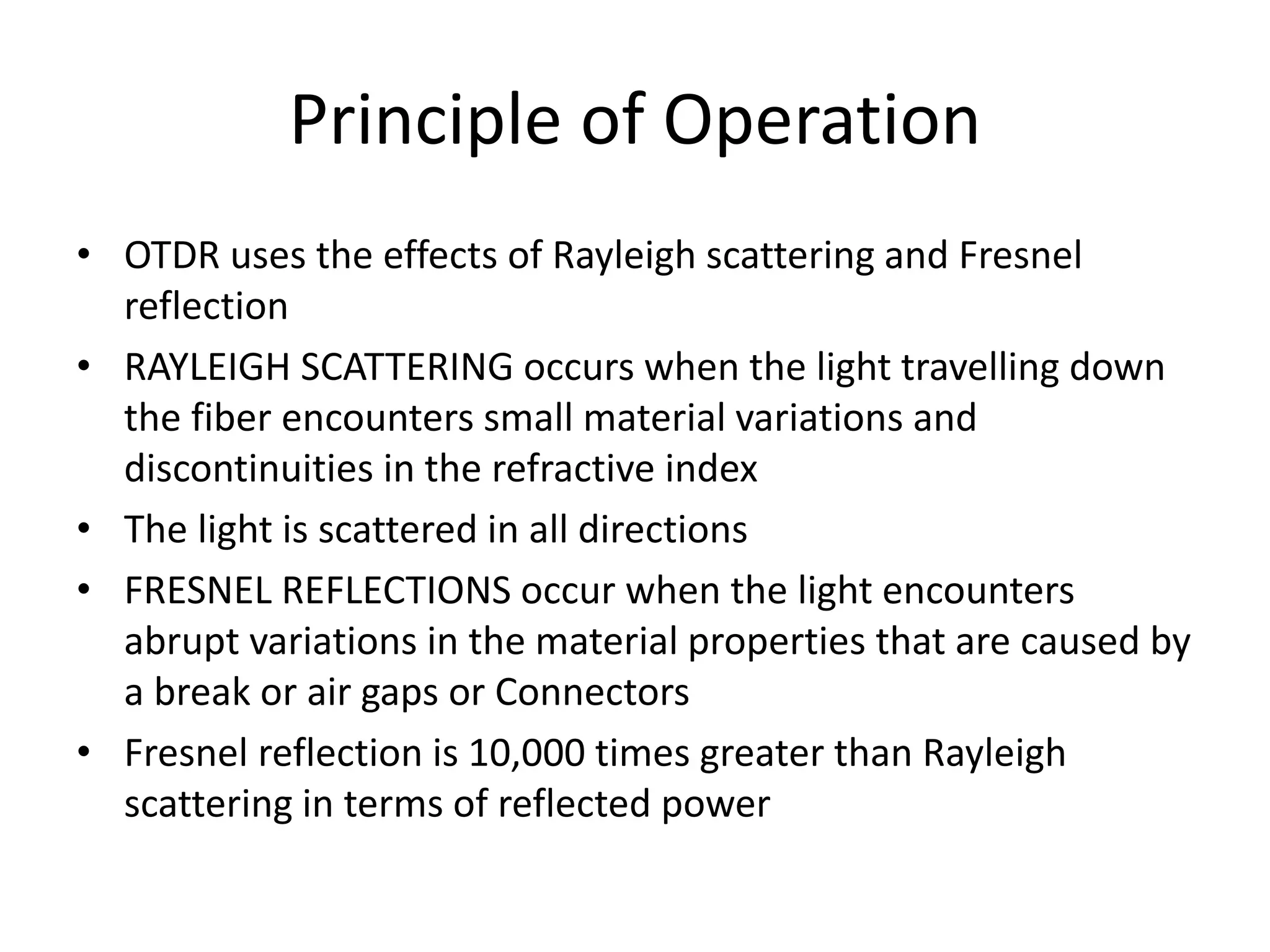 Optical Time Domain Reflector | PPT