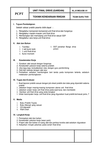 111340060 job-sheet-gardan fit | DOCX