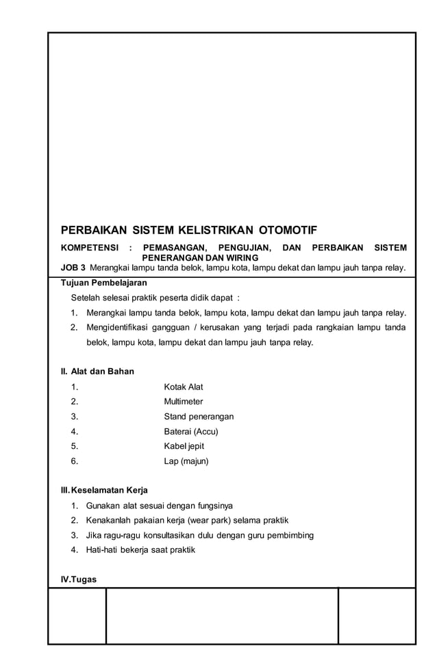 111340060 job-sheet-gardan fit | DOCX