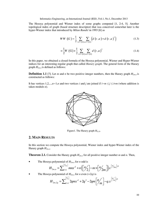 Hosoya polynomial, Wiener and Hyper-Wiener indices of some regular graphs | PDF