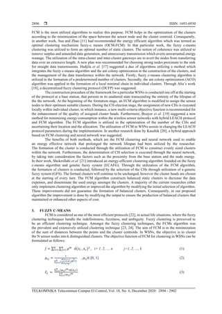 Improved fuzzy c-means algorithm based on a novel mechanism for the ...