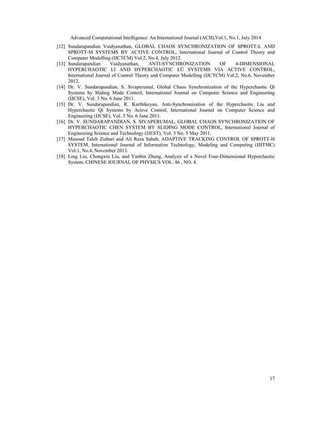 HYPERCHAOS SYNCHRONIZATION USING GBM | PDF