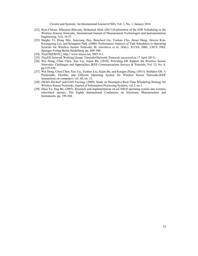 REAL-TIME SCHEDULING ALGORITHMS FOR WIRELESS SENSOR NETWORK | PDF