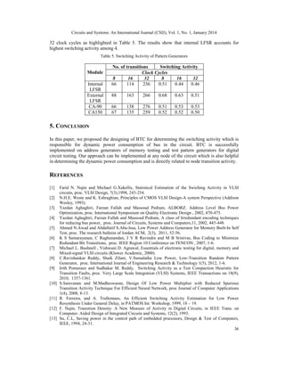 DESIGN AND IMPLEMENTATION OF BIT TRANSITION COUNTER | PDF