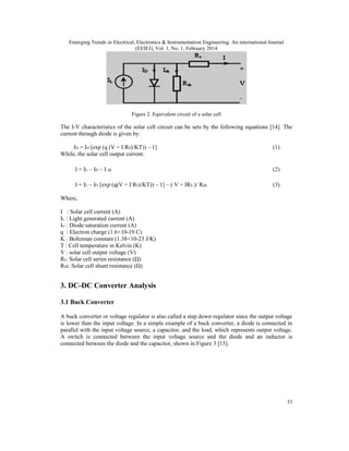 IMPLEMENTATION OF PERTURB AND OBSERVE MPPT OF PV SYSTEM WITH DIRECT CONTROL METHOD USING BUCK ...