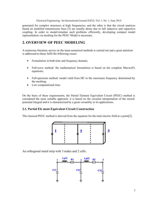 EFFECTIVE PEEC MODELING OF TRANSMISSION LINES STRUCTURES USING A SELECTIVE MESH APPROACH | PDF