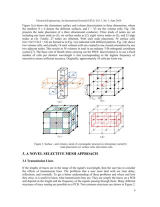 EFFECTIVE PEEC MODELING OF TRANSMISSION LINES STRUCTURES USING A SELECTIVE MESH APPROACH | PDF