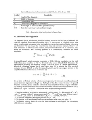 EFFECTIVE PEEC MODELING OF TRANSMISSION LINES STRUCTURES USING A SELECTIVE MESH APPROACH | PDF