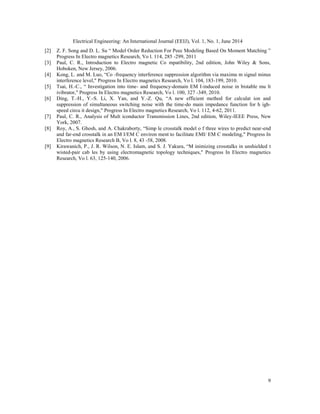 EFFECTIVE PEEC MODELING OF TRANSMISSION LINES STRUCTURES USING A SELECTIVE MESH APPROACH | PDF