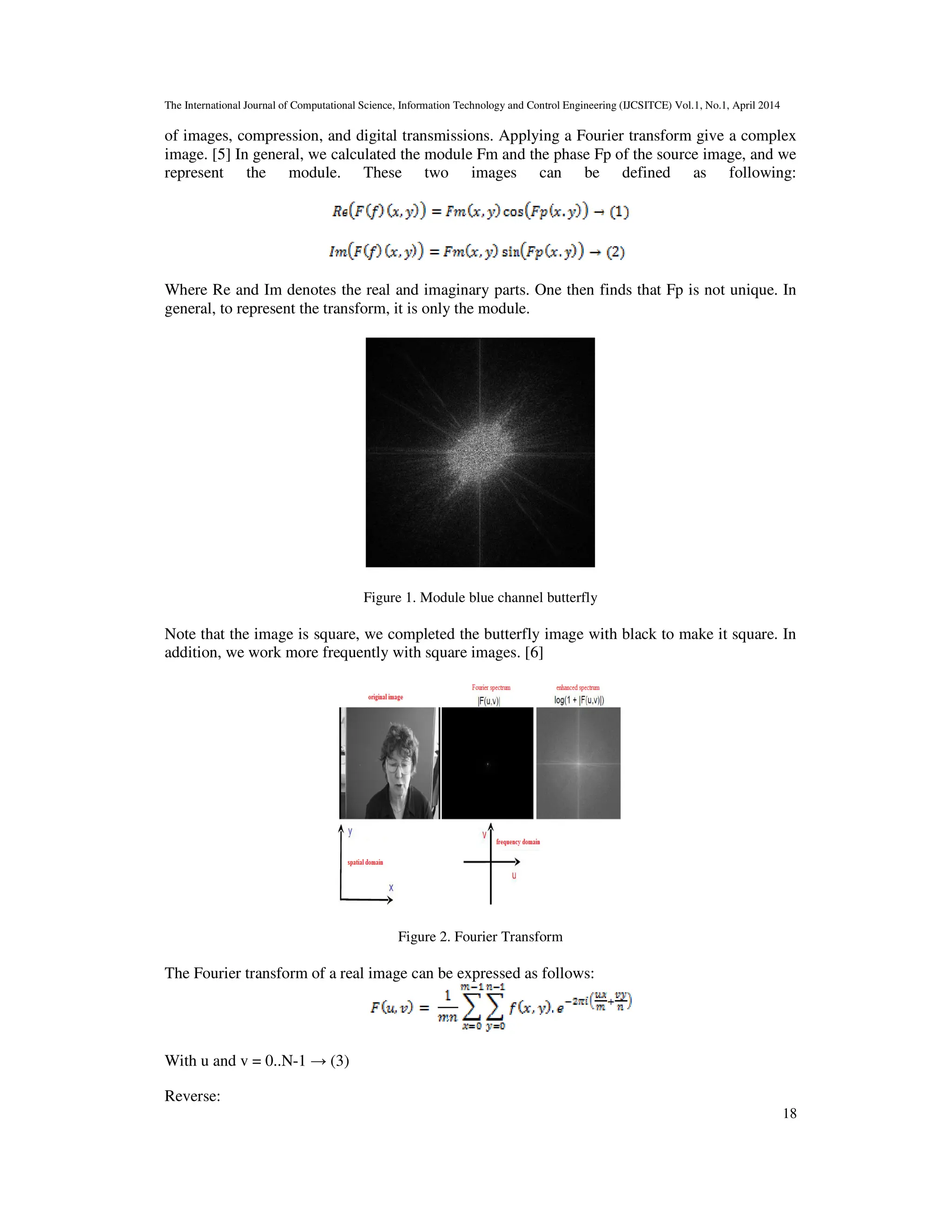 ON-BOARD SATELLITE IMAGE COMPRESSION USING THE FOURIER TRANSFORM AND HUFFMAN CODING | PDF