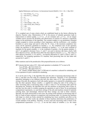 AN EFFICIENT HEURISTIC ALGORITHM FOR FLEXIBLE JOB SHOP SCHEDULING WITH MAINTENANCE CONSTRAINTS | PDF