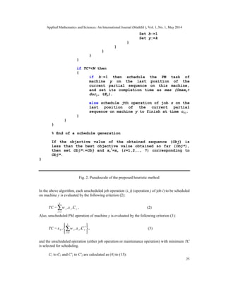 An Efficient Heuristic Algorithm for Flexible Job Shop Scheduling with ...