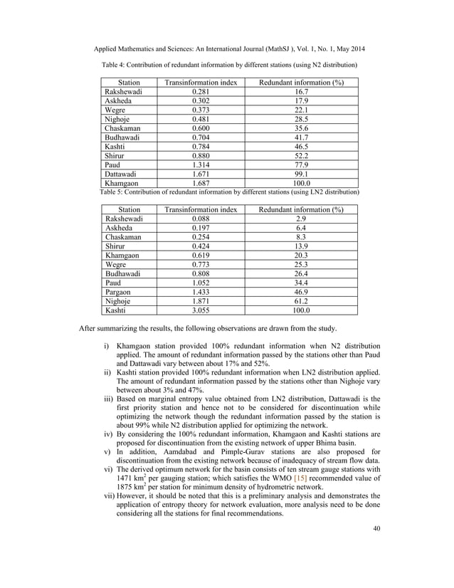 ENTROPY BASED ASSESSMENT OF HYDROMETRIC NETWORK USING NORMAL AND LOG-NORMAL DISTRIBUTIONS | PDF