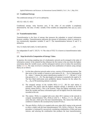 Entropy Based Assessment of Hydrometric Network Using Normal and Log ...