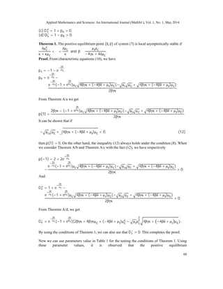 Discretization of a Mathematical Model for Tumor-Immune System ...