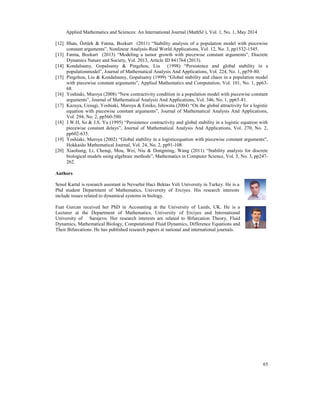 Discretization of a Mathematical Model for Tumor-Immune System ...