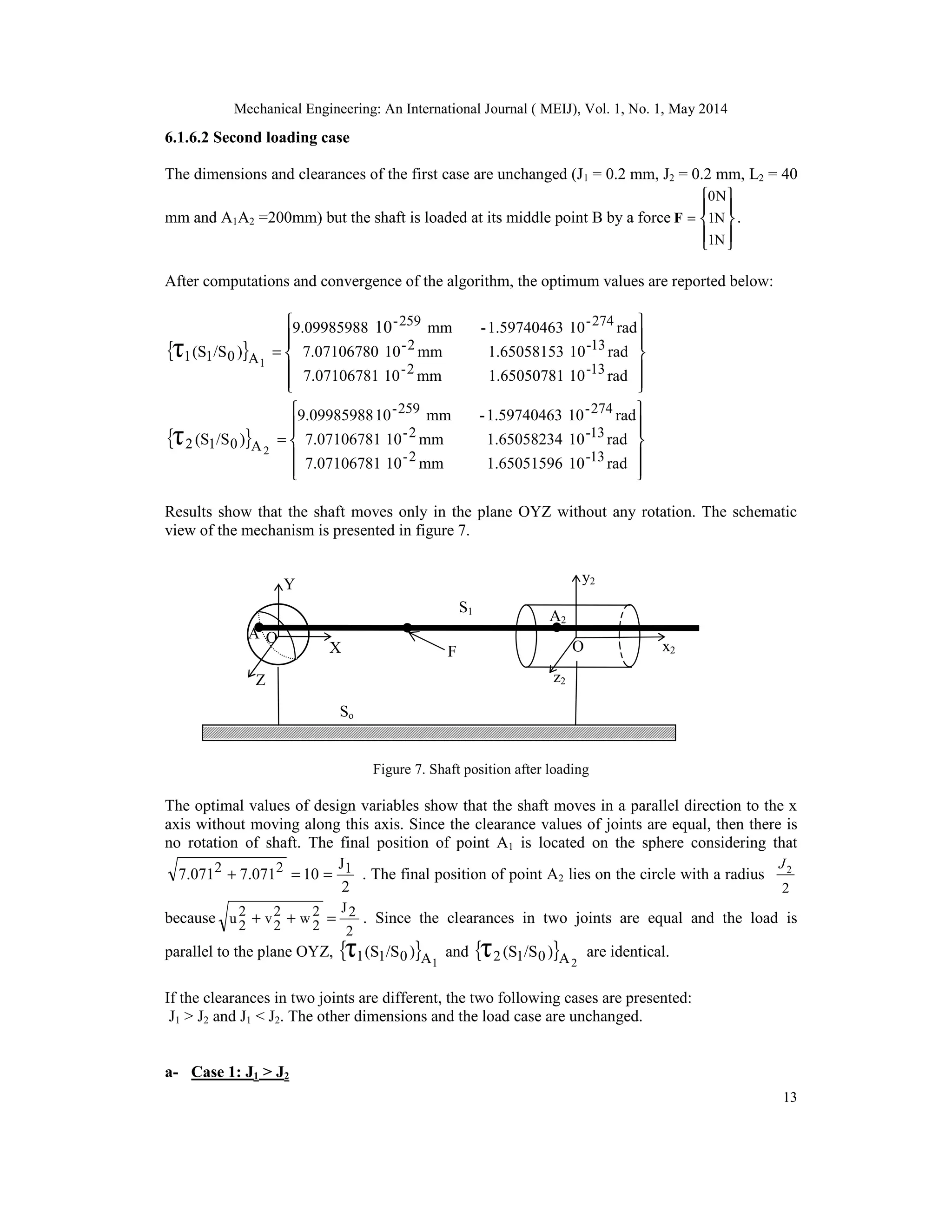 THREE-DIMENSIONAL STUDY FOR THE RELATIVE POSITIONING OF MECHANICAL ELEMENTS IN MECHANISMS ...