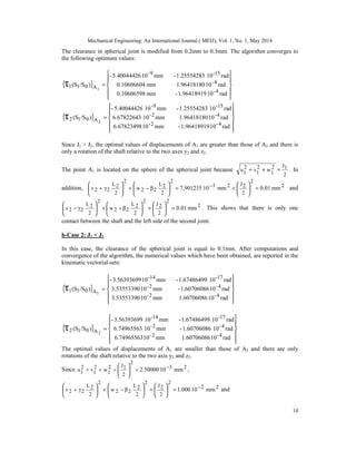 THREE-DIMENSIONAL STUDY FOR THE RELATIVE POSITIONING OF MECHANICAL ...