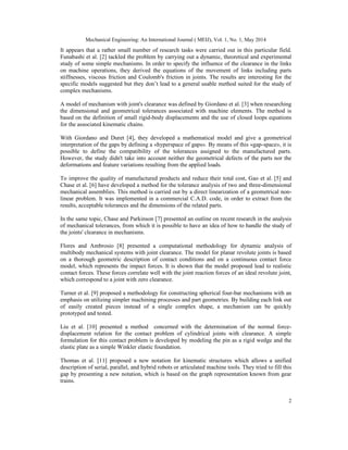 THREE-DIMENSIONAL STUDY FOR THE RELATIVE POSITIONING OF MECHANICAL ...