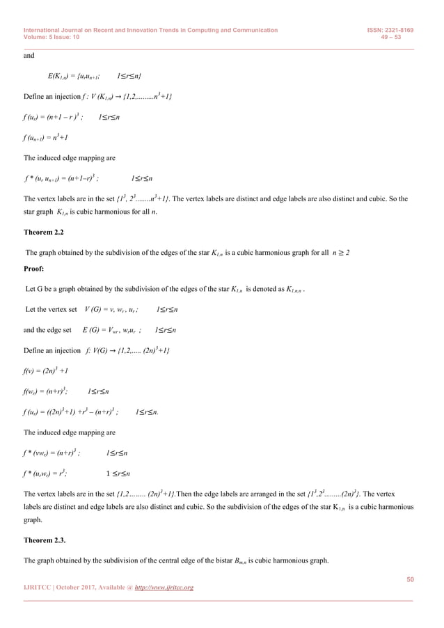 Some Classes of Cubic Harmonious Graphs | PDF