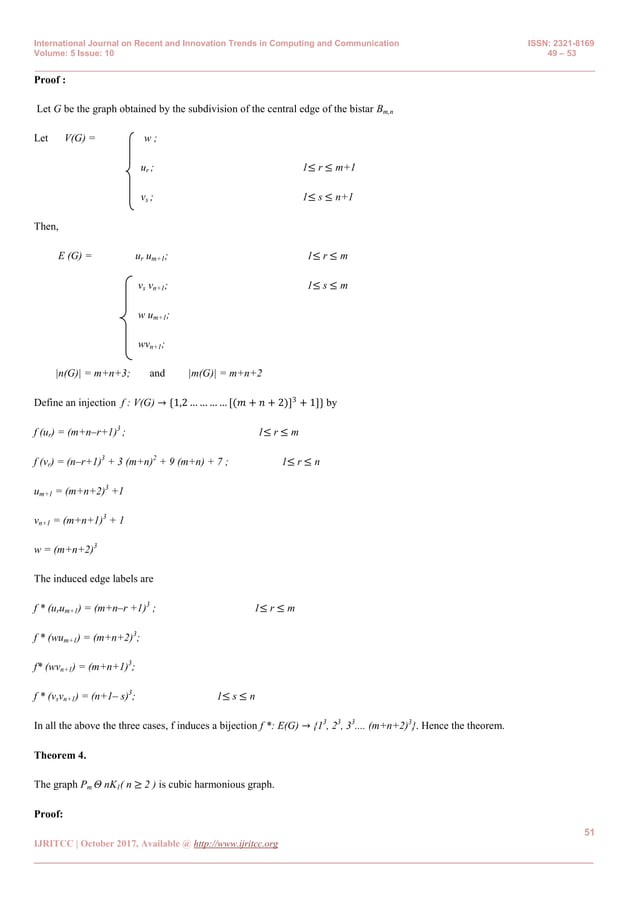 Some Classes of Cubic Harmonious Graphs | PDF