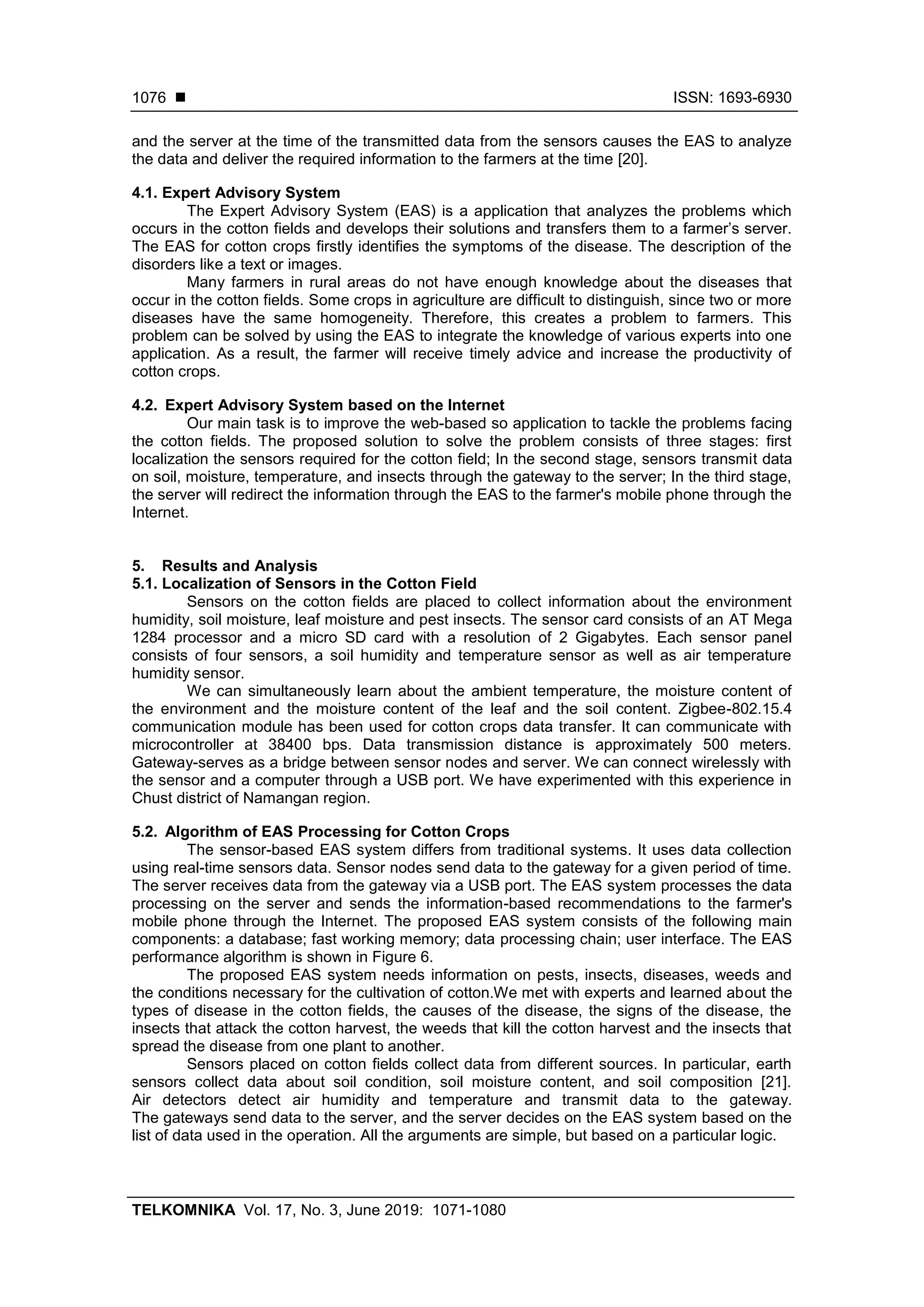 Wireless Sensor Network Based Monitoring System For Precision