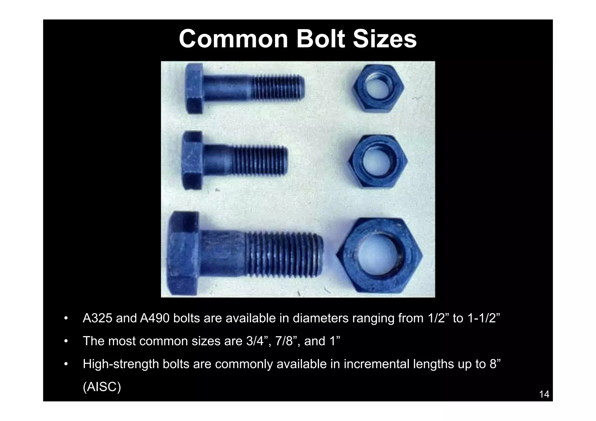 111562940 aisc-bolting-and-welding-190606215451 | PDF