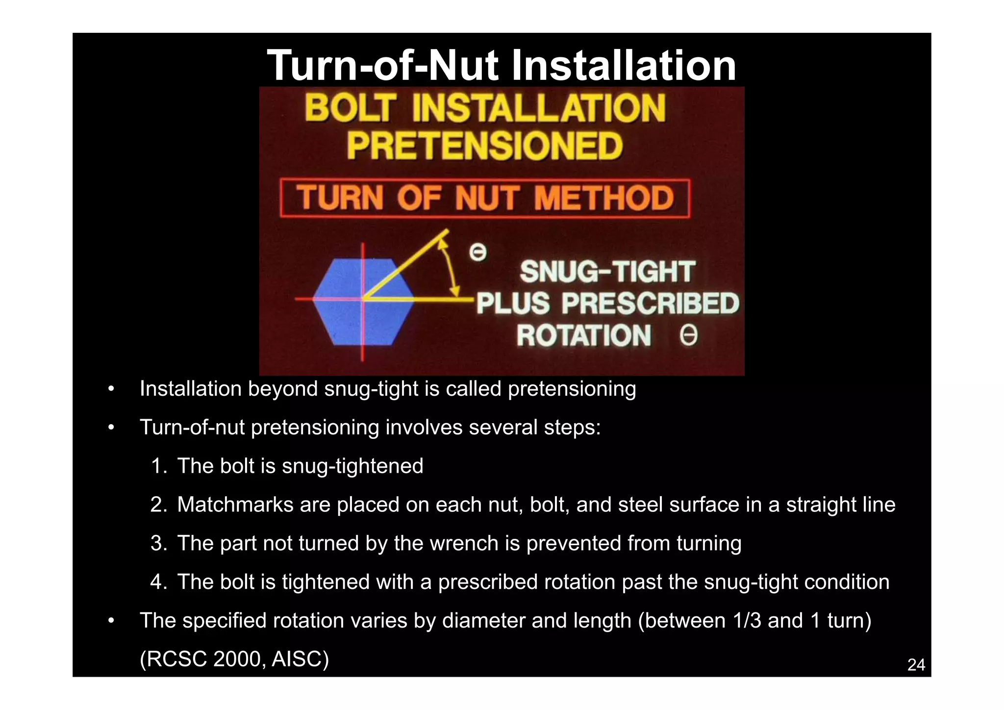 111562940 aisc-bolting-and-welding-190606215451 | PDF