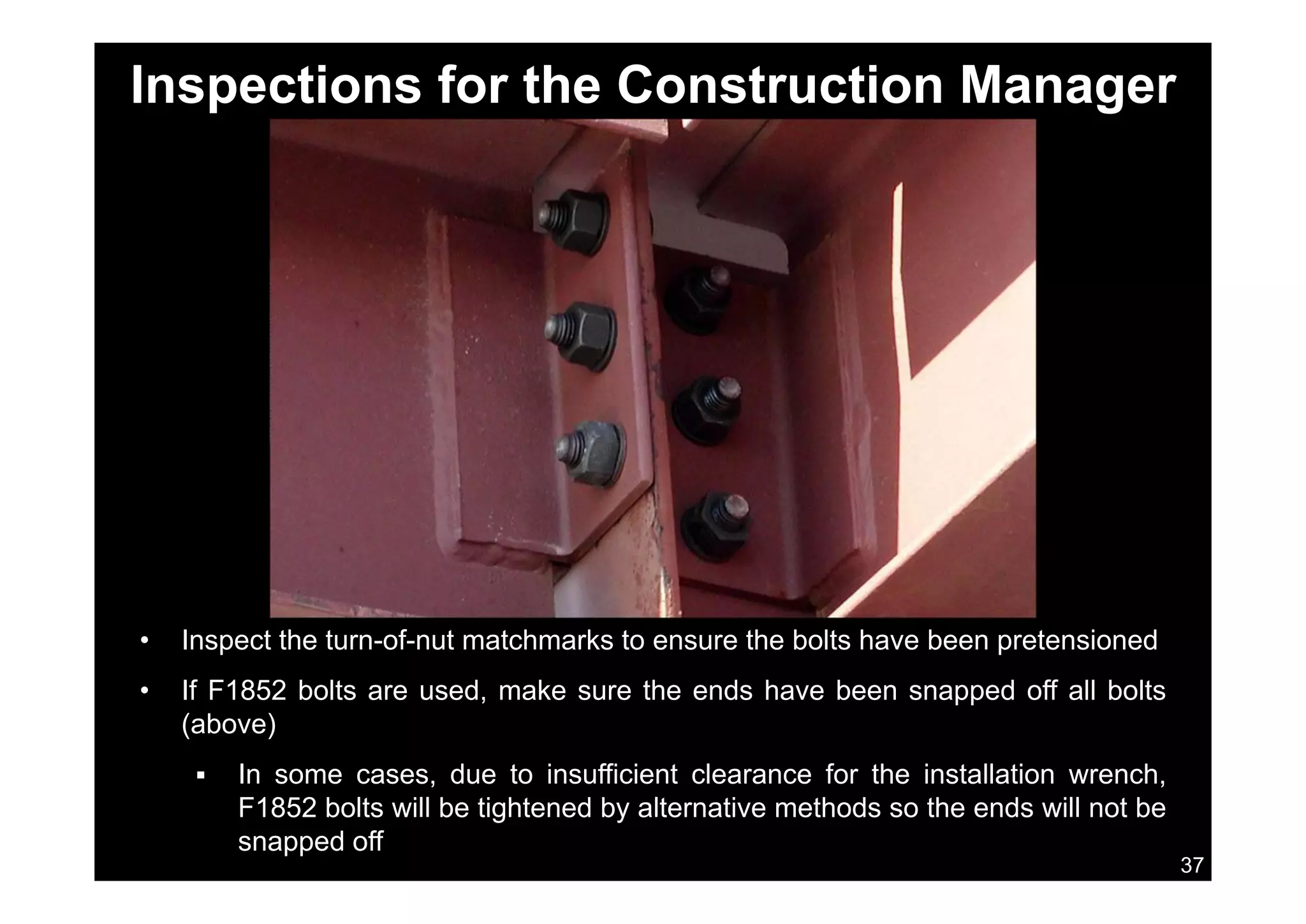 111562940 aisc-bolting-and-welding-190606215451 | PDF