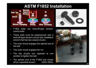111562940 aisc-bolting-and-welding-190606215451 | PDF