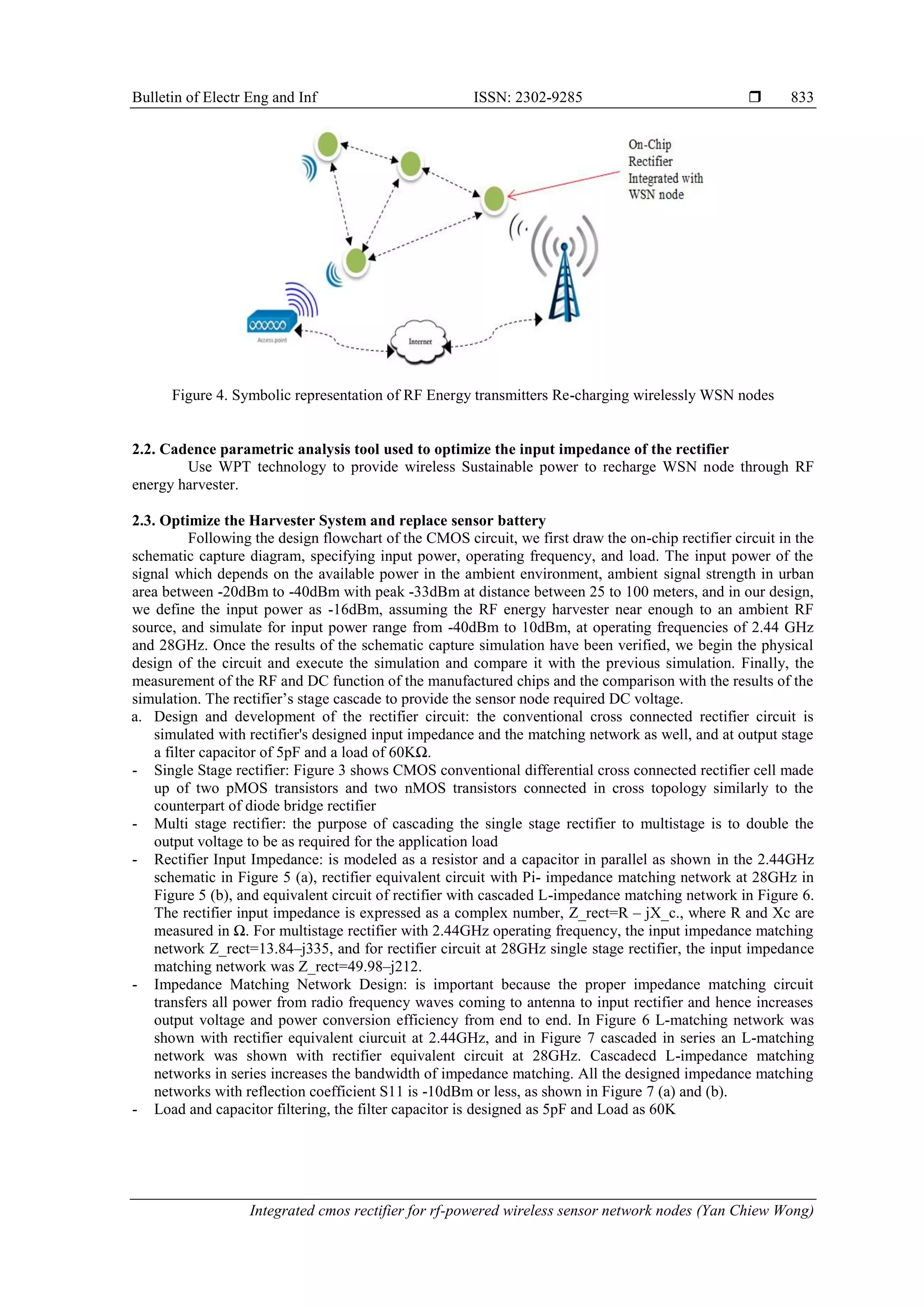 Integrated cmos rectifier for rf-powered wireless sensor network nodes ...