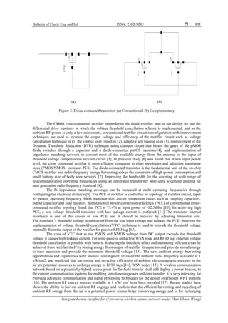 Integrated cmos rectifier for rf-powered wireless sensor network nodes | PDF | Free Download