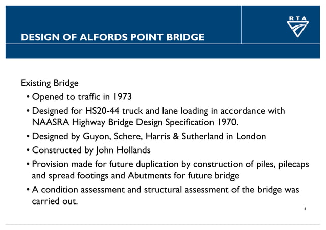 Design Of the Alfords Pt Bridge Duplication | PPT