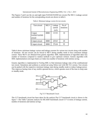 GENETIC ALGORITHM FOR LEAKAGE REDUCTION THROUGH IVC USING VERILOG | PDF