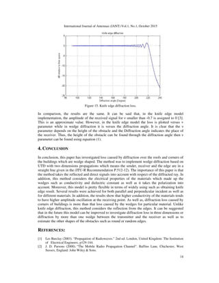 THE EFFECTS OF CONDUCTIVITY OF THE MATERIALS ASSOCIATED WITH THE WEDGES ON THE LOSS BY ...