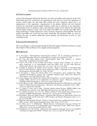 MONO AND MULTI BAND EBG STRUCTURES : A COMPARITIVE STUDY | PDF