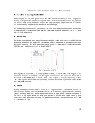 Design and Simulation of Dual Band Planar Inverted F Antenna (PIFA) For Mobile Handset ...