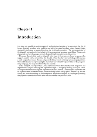 Climb - Property-based dispatch in functional languages [Report] | PDF