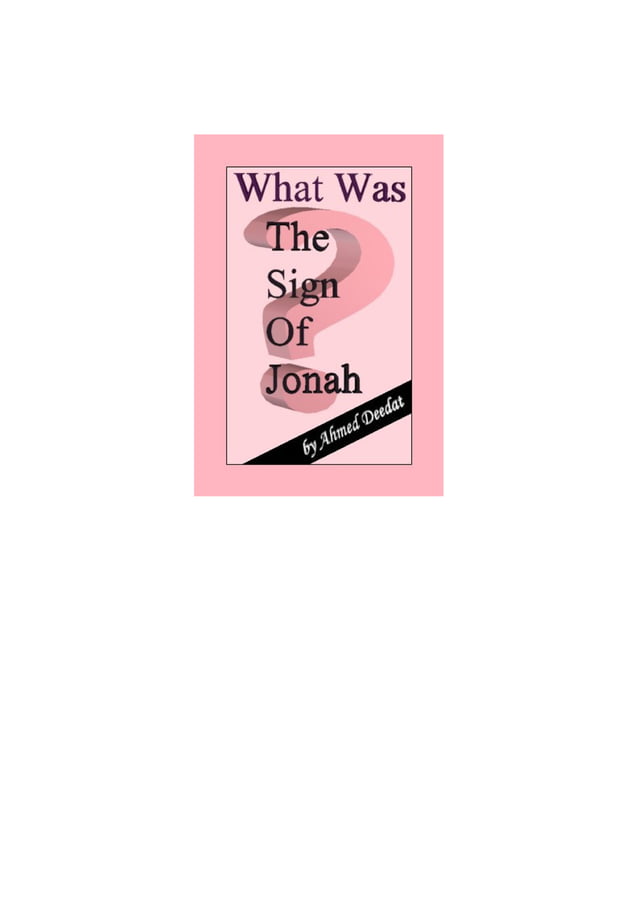 What was the sign of Jonah?? | PDF