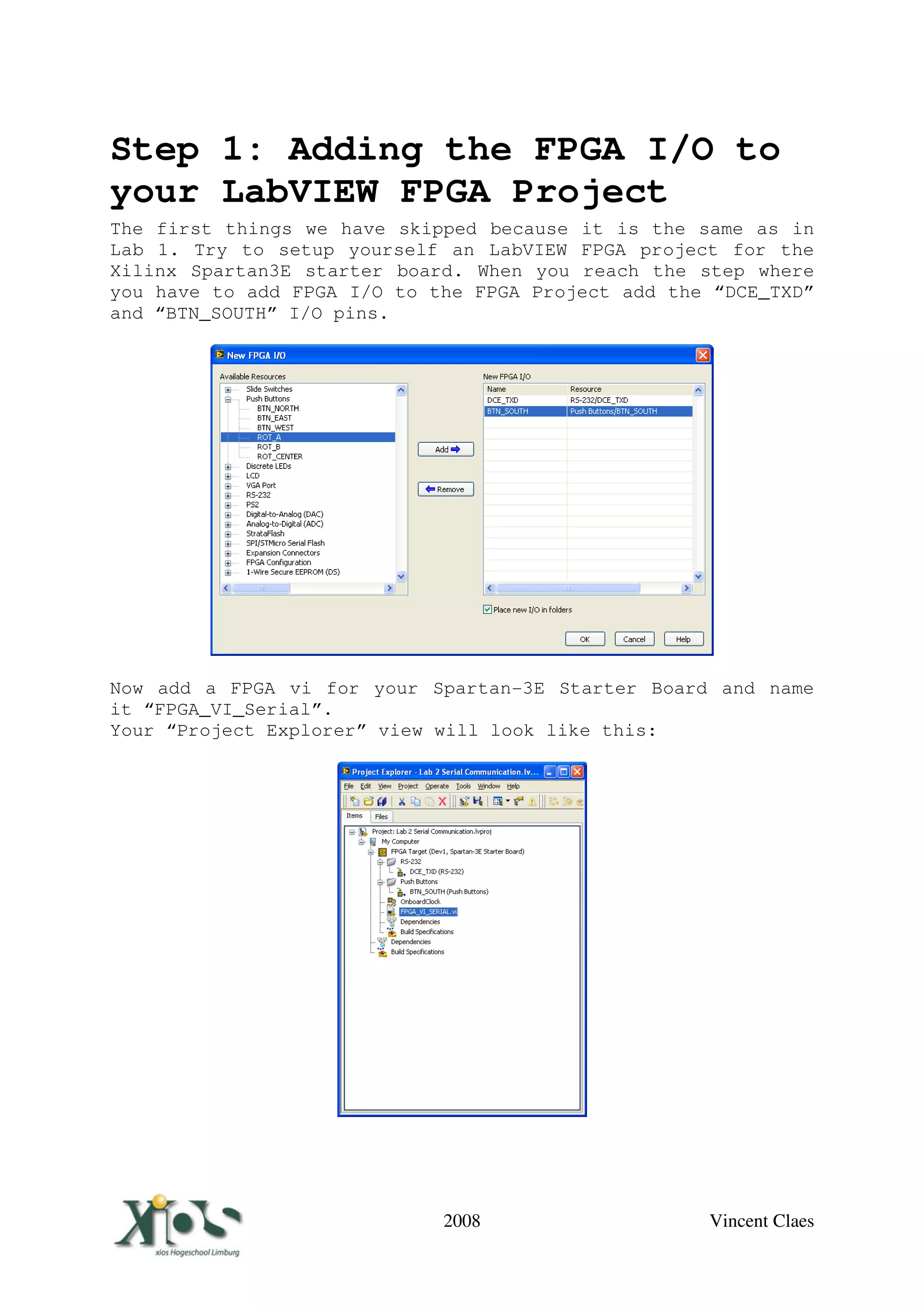 Serial Communication In Labview Fpga On Xilinx Spartan 3e Starter Board