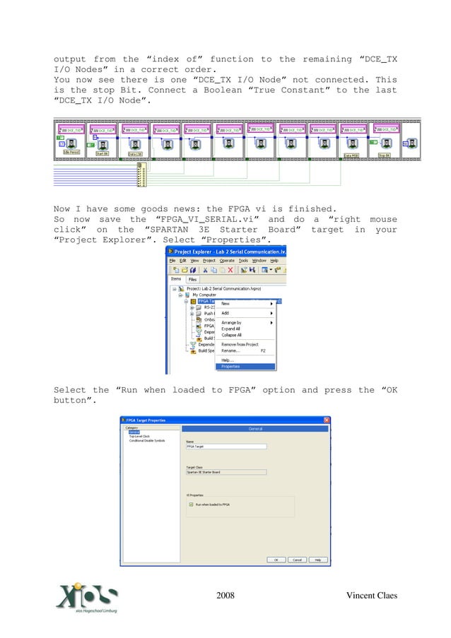 Serial Communication In Labview Fpga On Xilinx Spartan 3e Starter Board