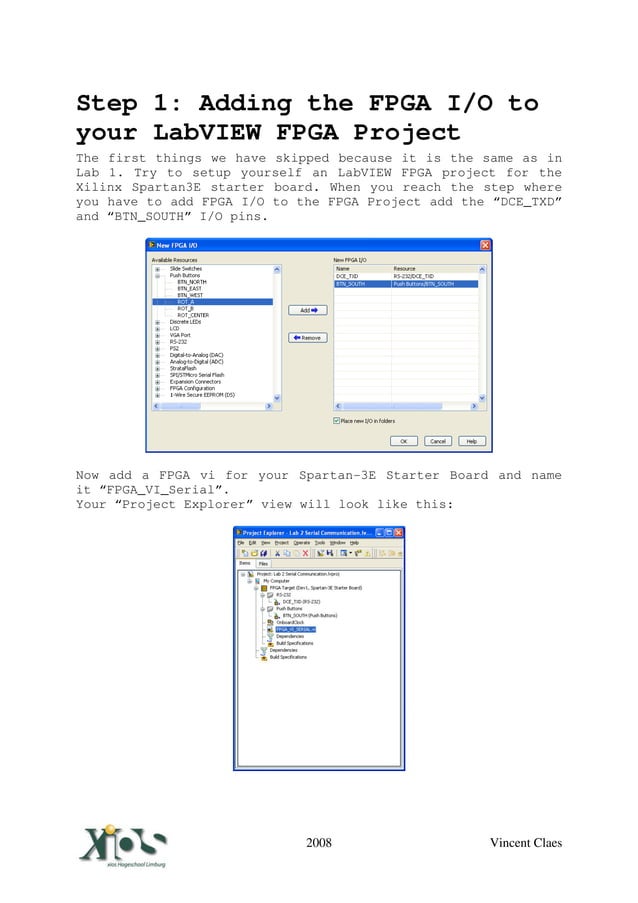 Serial Communication In Labview Fpga On Xilinx Spartan 3e Starter Board