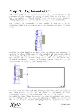 Serial Communication in LabVIEW FPGA on Xilinx Spartan 3E Starter board | PDF