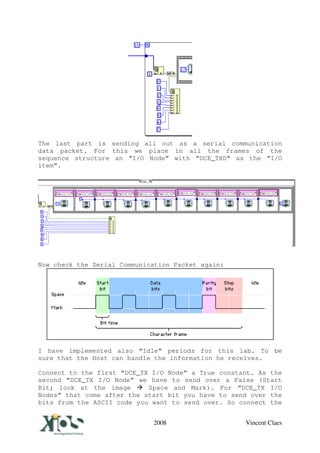 Serial Communication in LabVIEW FPGA on Xilinx Spartan 3E Starter board | PDF